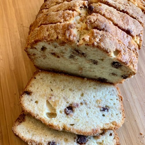 Chocolate Chip Streusel Banana Bread - Candidly Kendra