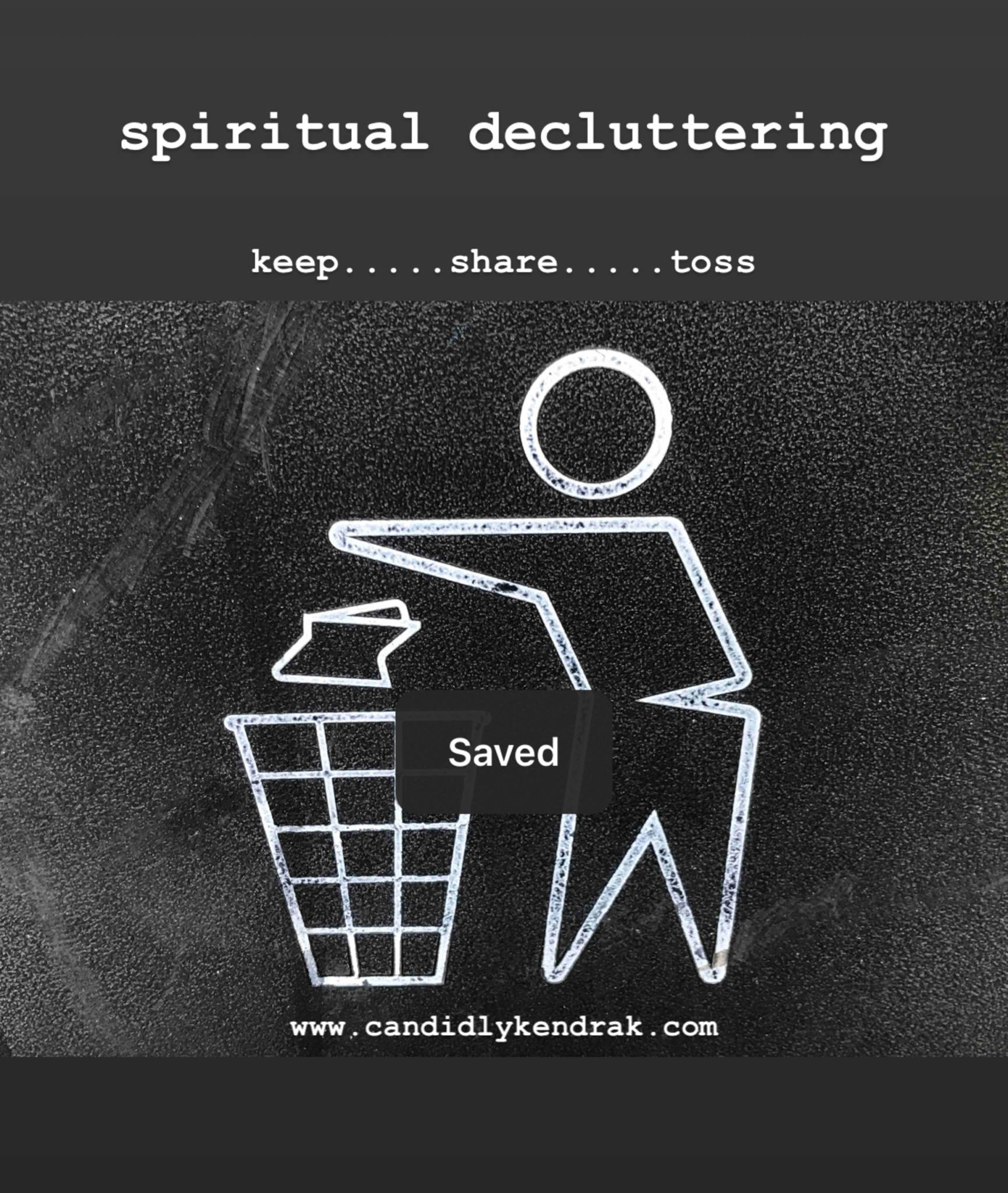 Spiritual Decluttering: Keep, Share, Toss - Candidly Kendra