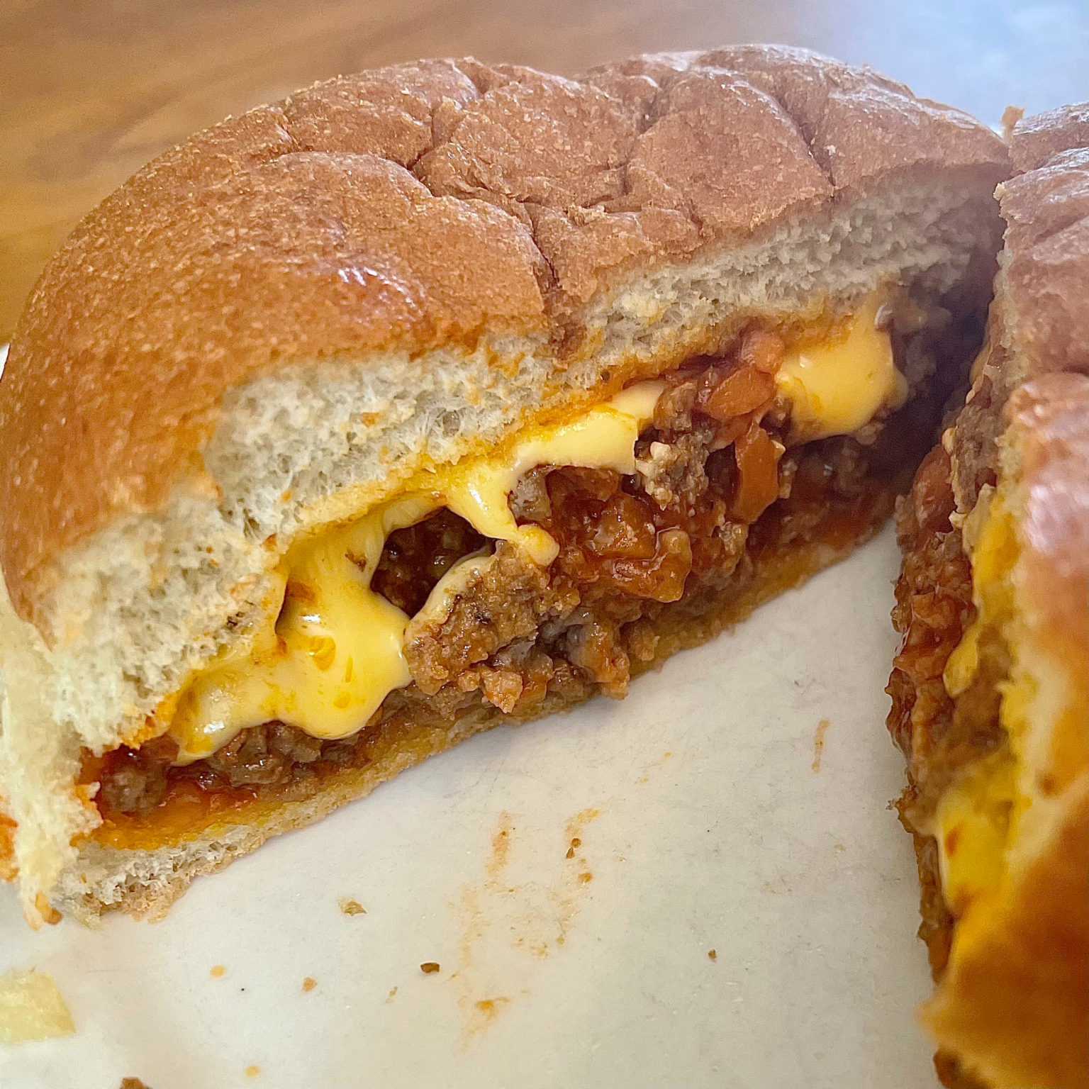 Pull-Apart Chopped Cheeseburgers - Candidly Kendra